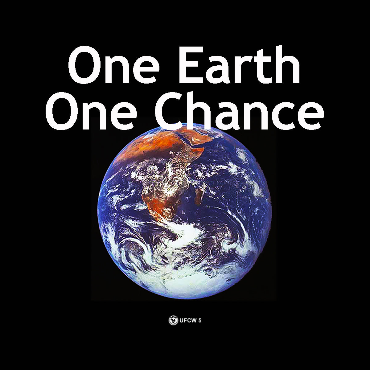 One Earth One Chance Bumper Sticker | ForeAmerica